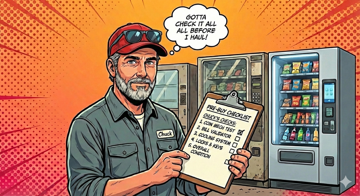 Buying a vending machine: Chuck Clifton’s pre-purchase checklist ...
